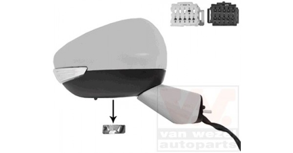 Καθρέπτης Ηλεκτρικός Θερμαινόμενος Ηλεκτρικά Ανακλινόμενος Βαφόμενος Με ...